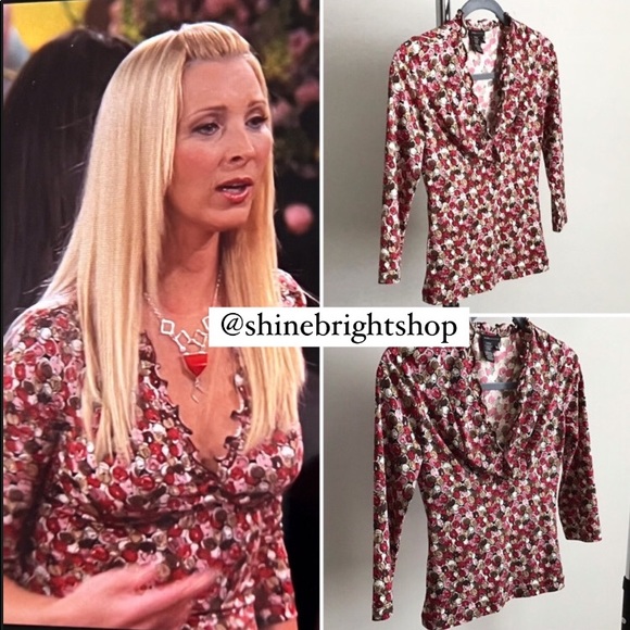 Tops | Vintage Top Aso Phoebe In Friends | Poshmark